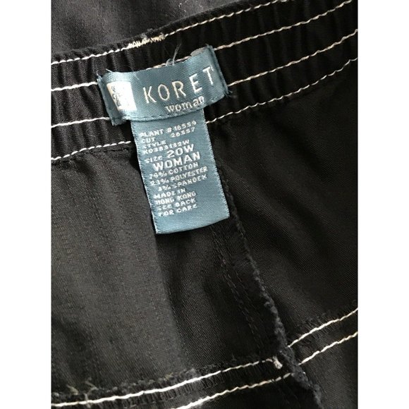 Koret | Pants & Jumpsuits | New Koret Navy Blue Plus Size Woman Pull On ...